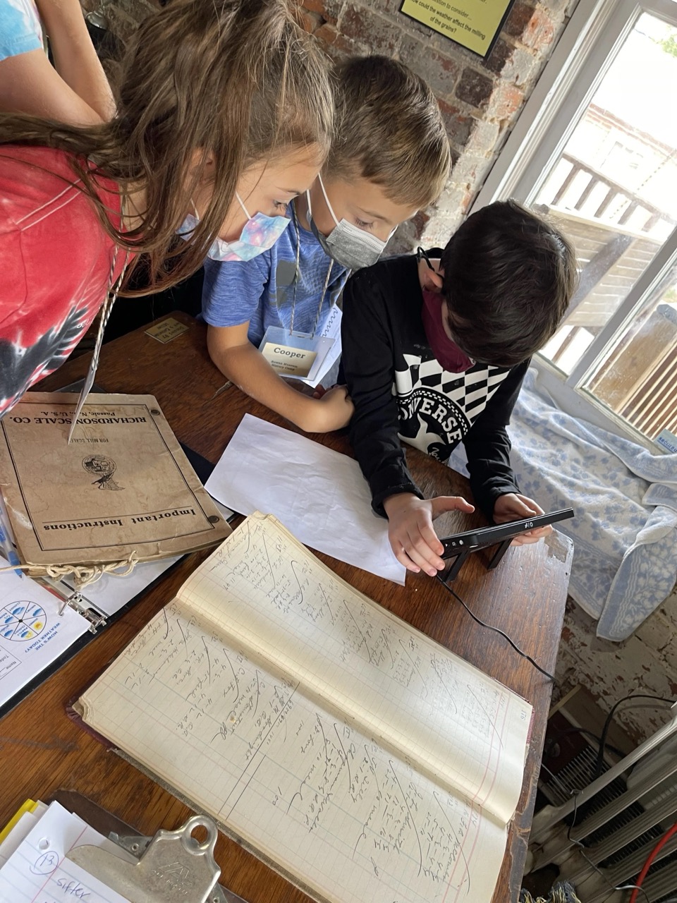 Students take a trip into the past at the Roller Mill - Rowan Museum
