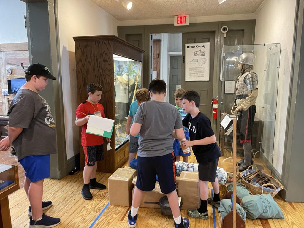 History Camps - Rowan Museum